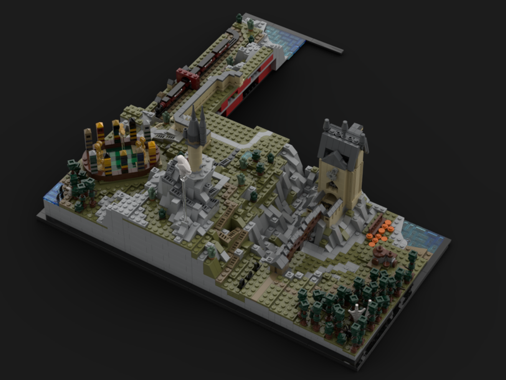 Lego Moc Wizard Castle And Ground 76419 Expansion By Wirendra