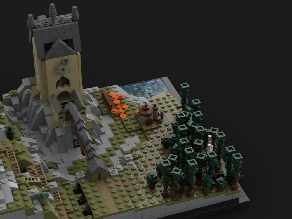 Lego Moc Wizard Castle And Ground 76419 Expansion By Wirendra