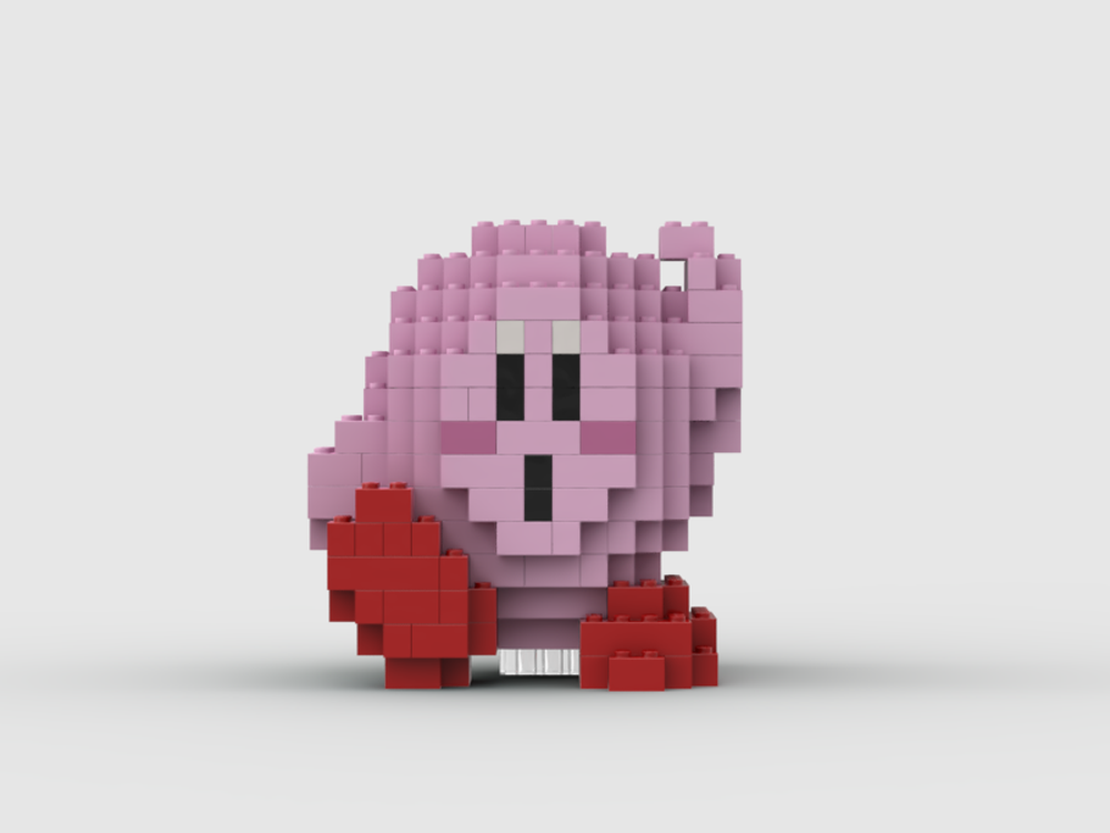 LEGO MOC Kirby 8-Bit by dtcdtcdtcbricks | Rebrickable - Build with LEGO