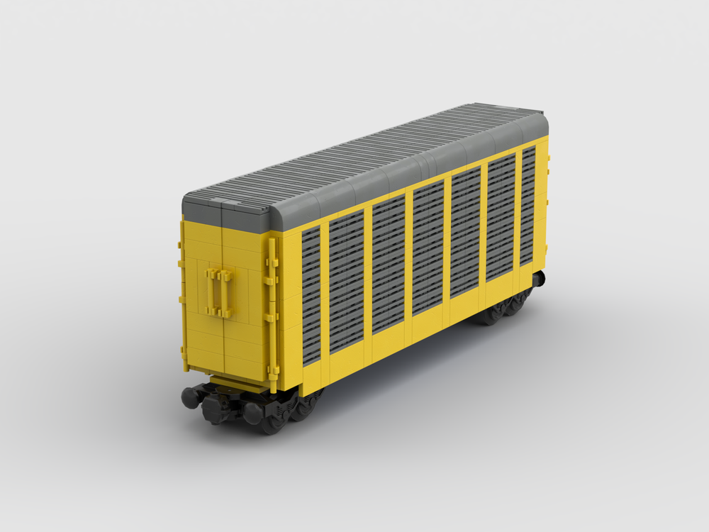LEGO MOC Autorack Train Wagon (V2.01 / Short Version) by MCC_2343 ...