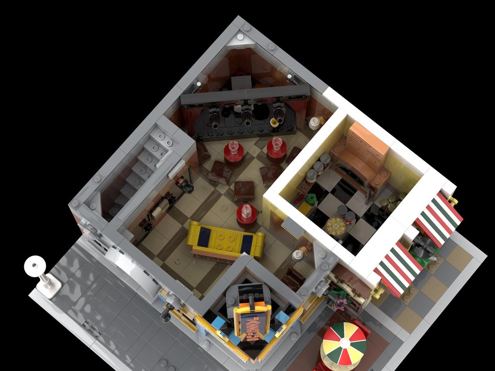 Lego Moc Corner Jazz Club 10312 Jazz Club Alternative Build By Pl