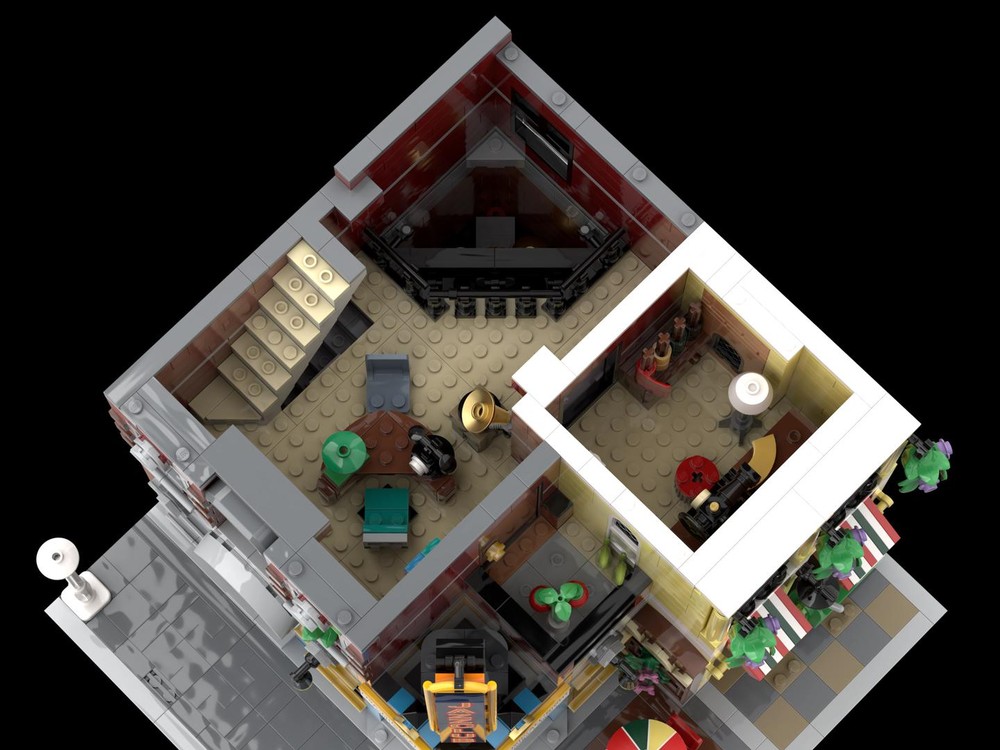 LEGO MOC Corner Jazz Club - 10312 Jazz Club Alternative Build by PL ...