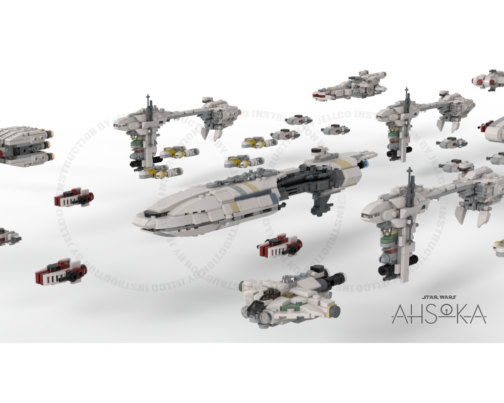 LEGO MOC Micro Size New Republic Cruiser by jellco | Rebrickable ...