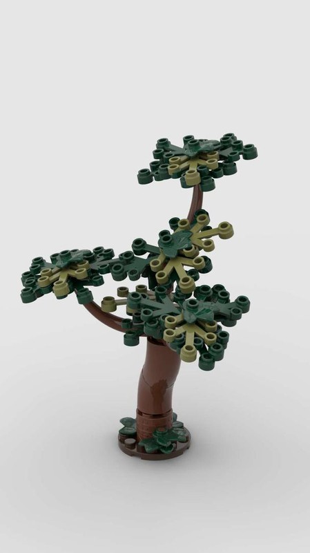 LEGO MOC Small Tree // Akisha tree by Wolcker | Rebrickable - Build ...