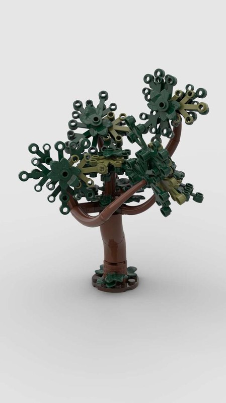 LEGO MOC Small Tree 2 // Akisha tree 2 by Wolcker | Rebrickable - Build ...