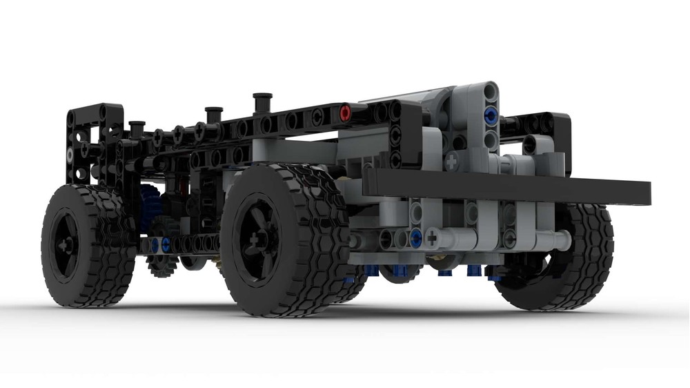 LEGO MOC Offroad Chassis (AWD) by Stonemensch | Rebrickable - Build ...