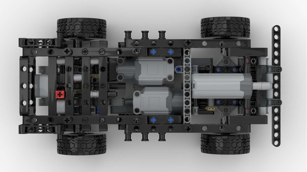 LEGO MOC Offroad Chassis (AWD) by Stonemensch | Rebrickable - Build ...