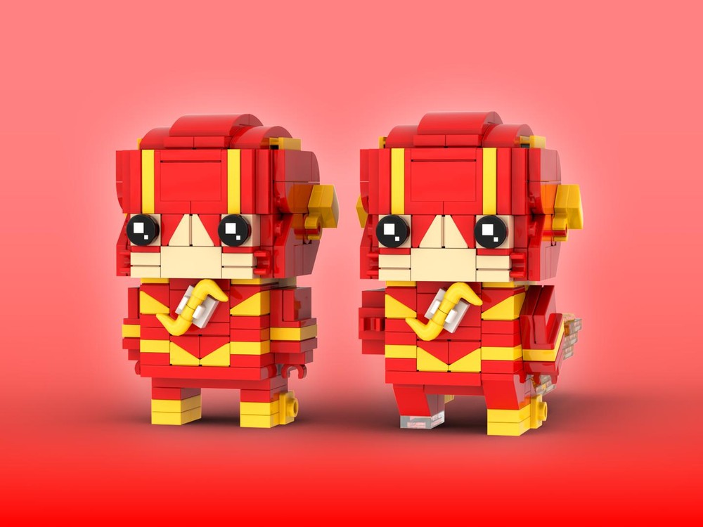 LEGO MOC Scarlet Speedster Brickheadz LEGO MOC - DC by Eugenio Iacono ...
