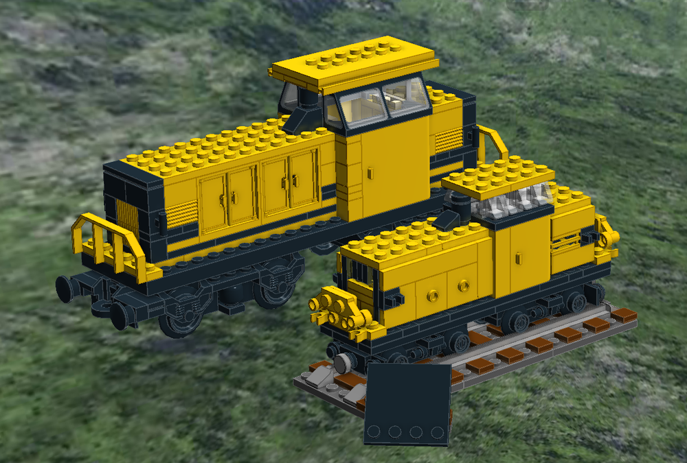 LEGO MOC 4564 Locomotive 4-stud-wide (50 Years on Track) by Dragobar ...