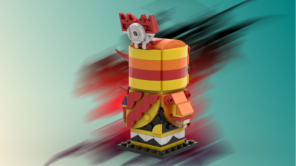 LEGO MOC Gogo (FFVI) Brickheadz by Headache | Rebrickable - Build with LEGO