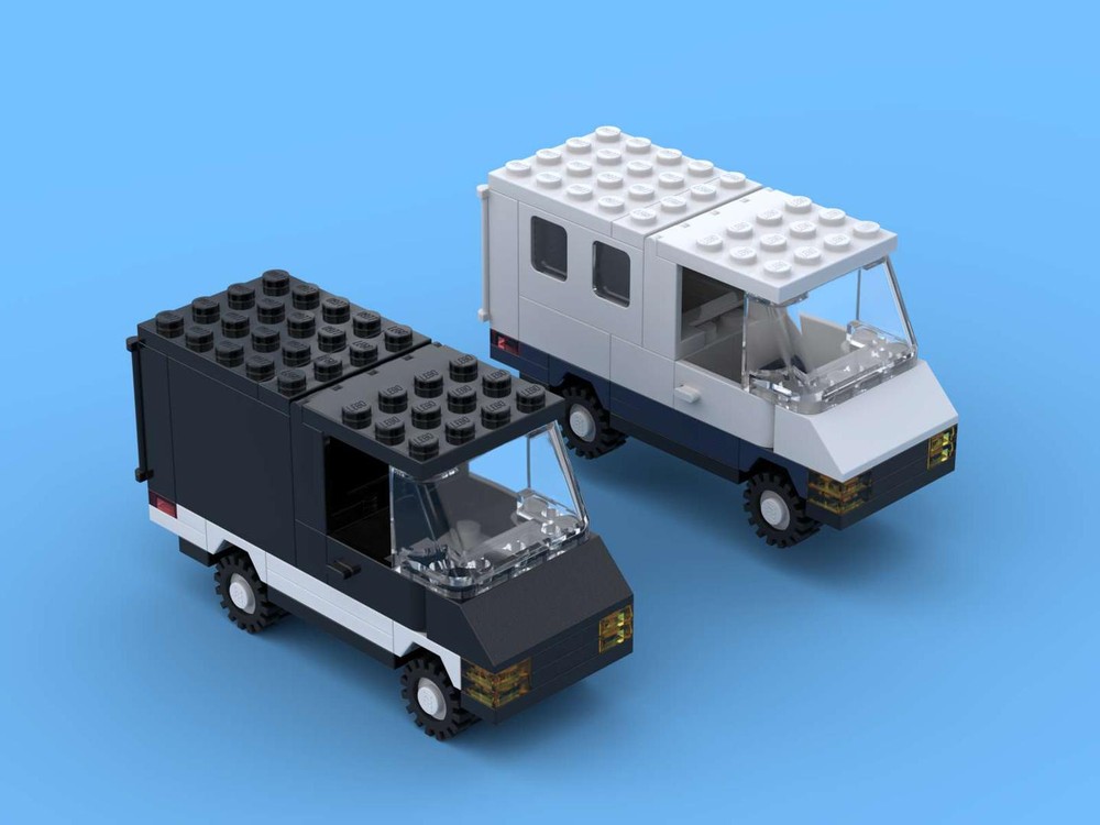 LEGO MOC 4Stud Vans by Steineboden | Rebrickable - Build with LEGO