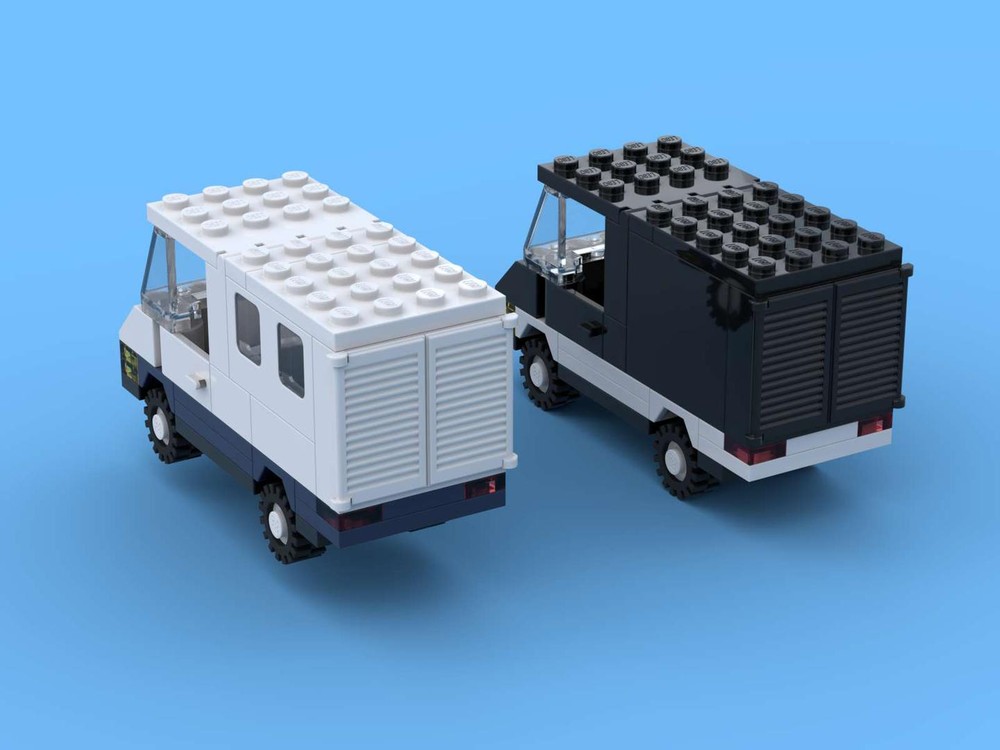LEGO MOC 4Stud Vans by Steineboden | Rebrickable - Build with LEGO