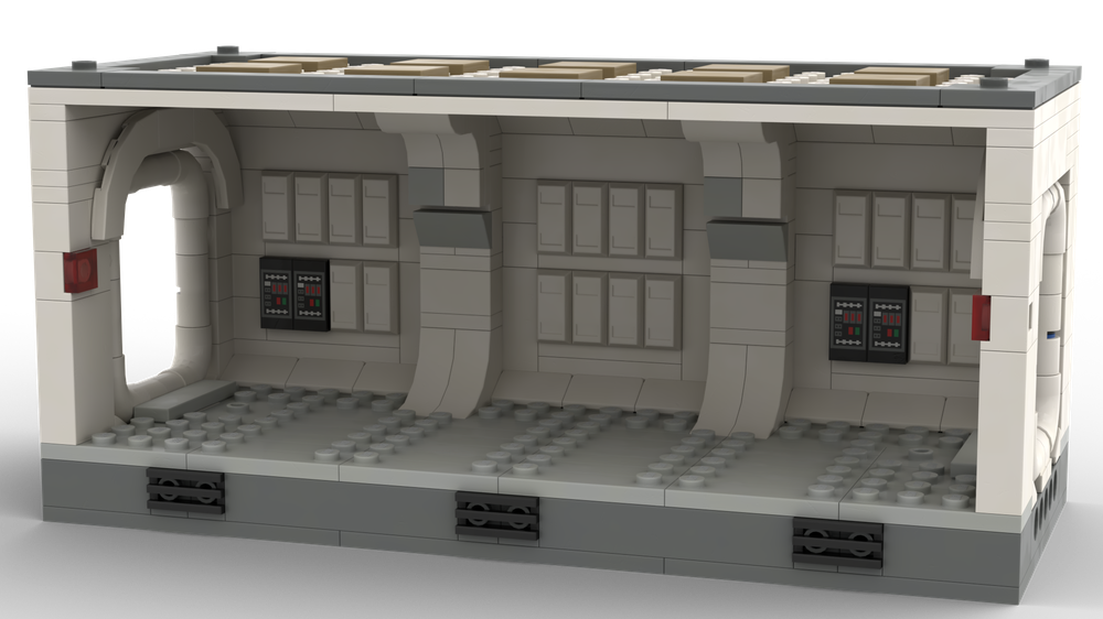 LEGO MOC StaCrate003 - TantiveIV Corridor by papaglop | Rebrickable ...