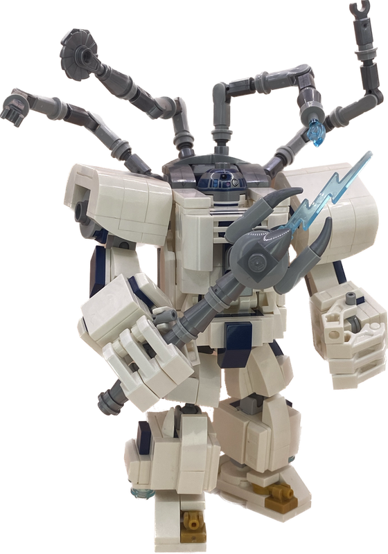 LEGO MOC R2D2 mech by BeskarBricks | Rebrickable - Build with LEGO