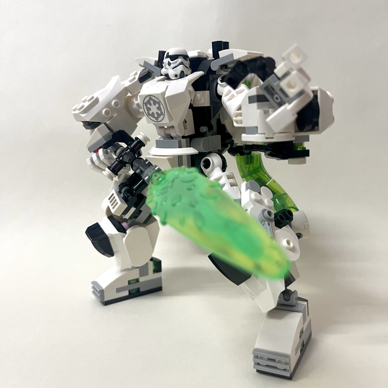 LEGO MOC Star-Wars Storm-trooper Power-up Suit Version 2 75370 + 71454 ...