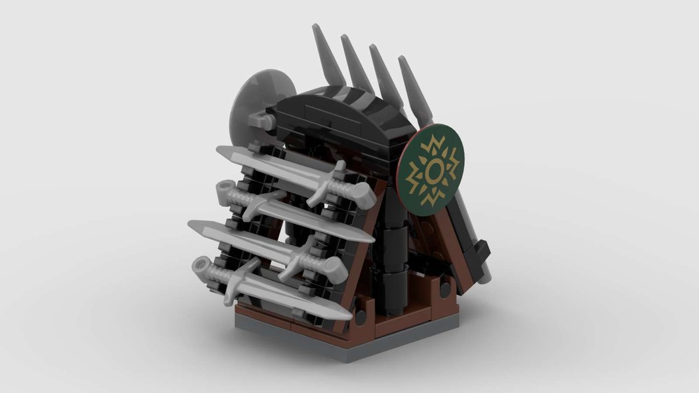 LEGO MOC Lego weapon rack 360 by itnael | Rebrickable - Build with LEGO