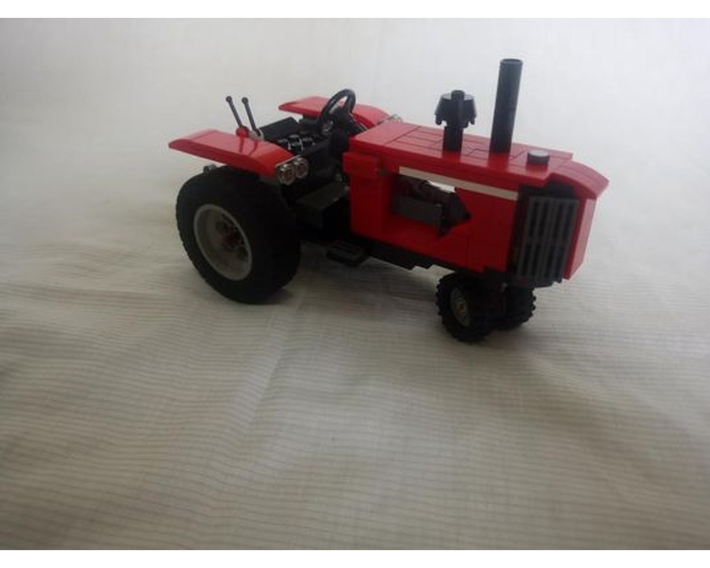 LEGO MOC Small Red Rowcrop Tractor by TechnicModlr | Rebrickable ...