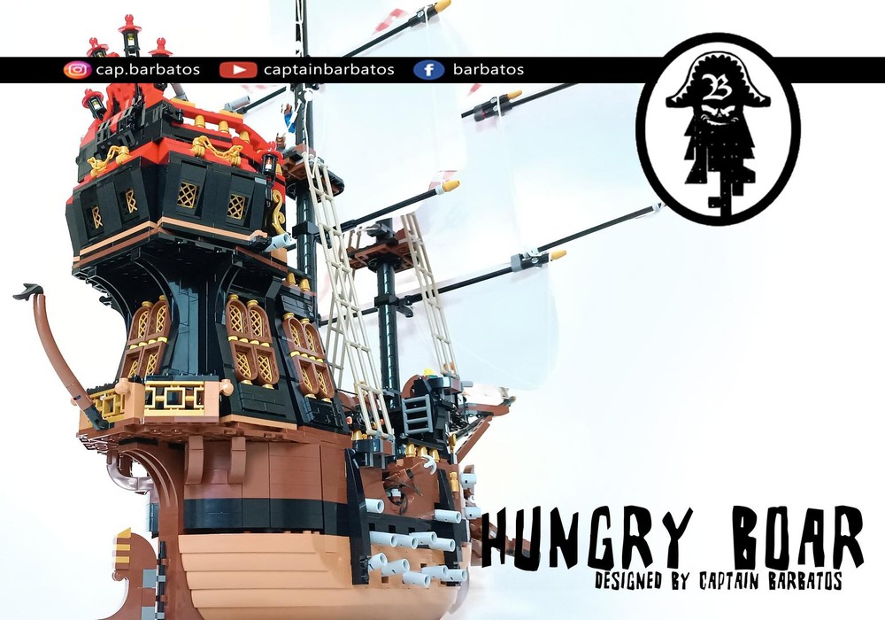 LEGO MOC Hungry Boar by Captain.Barbatos | Rebrickable - Build with LEGO