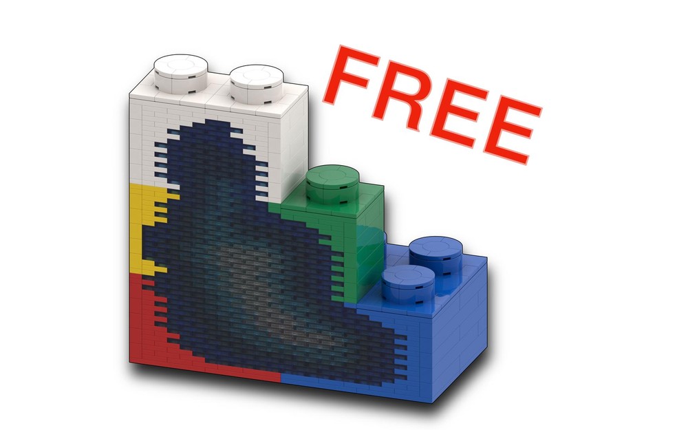 LEGO MOC Up-Scaled Bricks - Geode Bookend by ZTBricks | Rebrickable ...