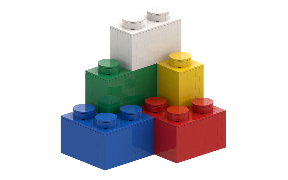 Lego Moc Up Scaled Bricks Geode Bookend By Ztbricks Rebrickable