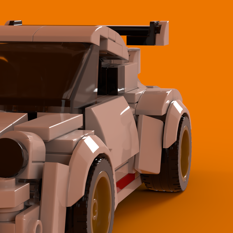 LEGO MOC Porsche 911 (930) RWB by 22.2222.2 | Rebrickable - Build with LEGO