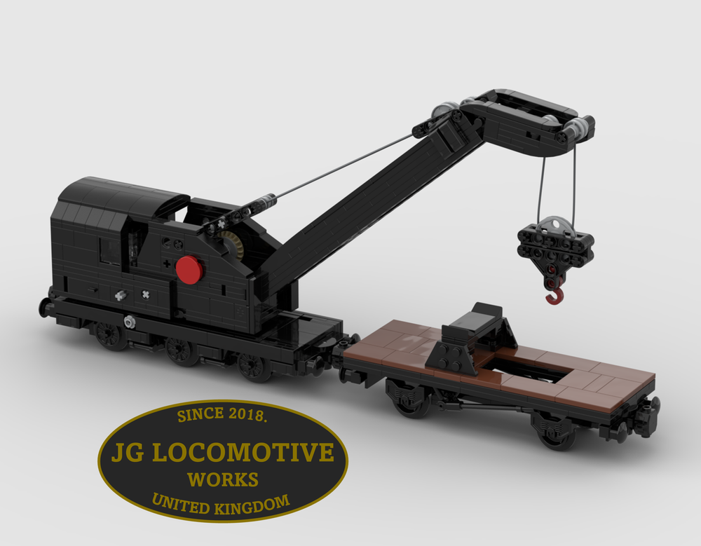 LEGO MOC BR Steam Crane (RC) by JG Locomotive Works | Rebrickable ...