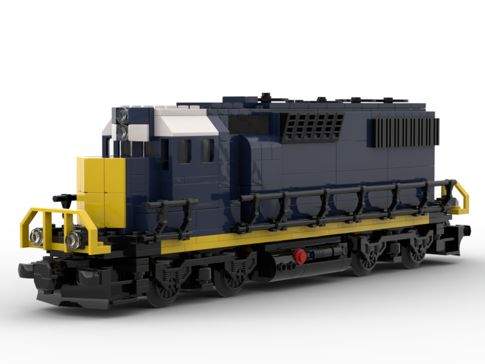 LEGO MOC Maersk Train 10219 GP40 CSX by Sambria | Rebrickable - Build ...