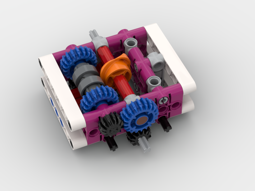 LEGO MOC Lego Technic Distribution Transmission with 4 Outputs by ...