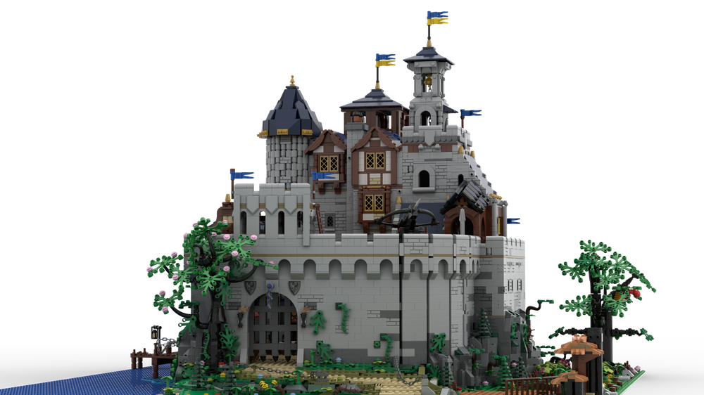 LEGO MOC Black Falcon Royal Castle by szymonk77 | Rebrickable - Build ...