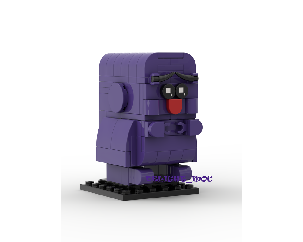 LEGO MOC Grimace (Mcdonald) by delight_moc | Rebrickable - Build with LEGO