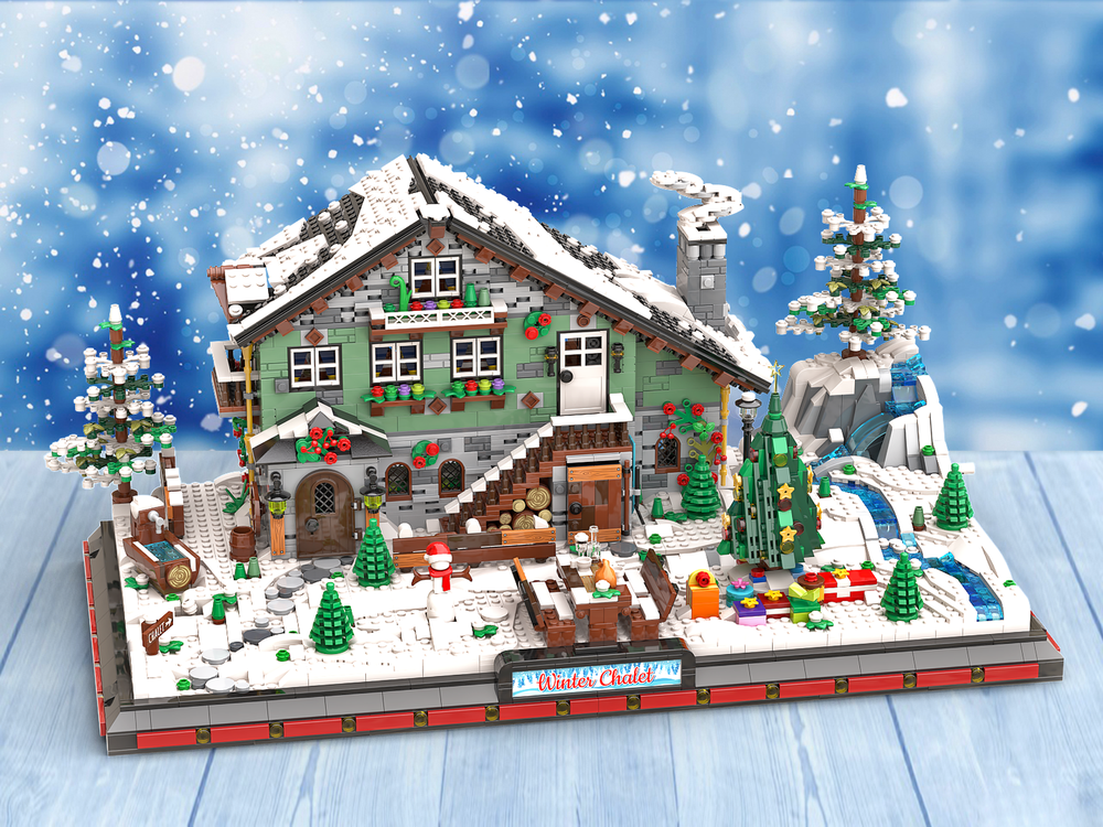 LEGO MOC Christmas Base for Winter Chalet (910004) by sdrnet ...