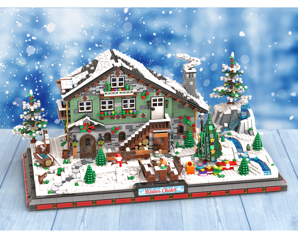 LEGO MOC Christmas Base for Winter Chalet (910004) by sdrnet ...
