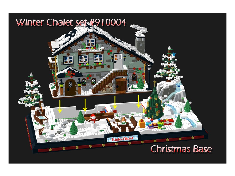 LEGO MOC Christmas Base for Winter Chalet (910004) by sdrnet ...