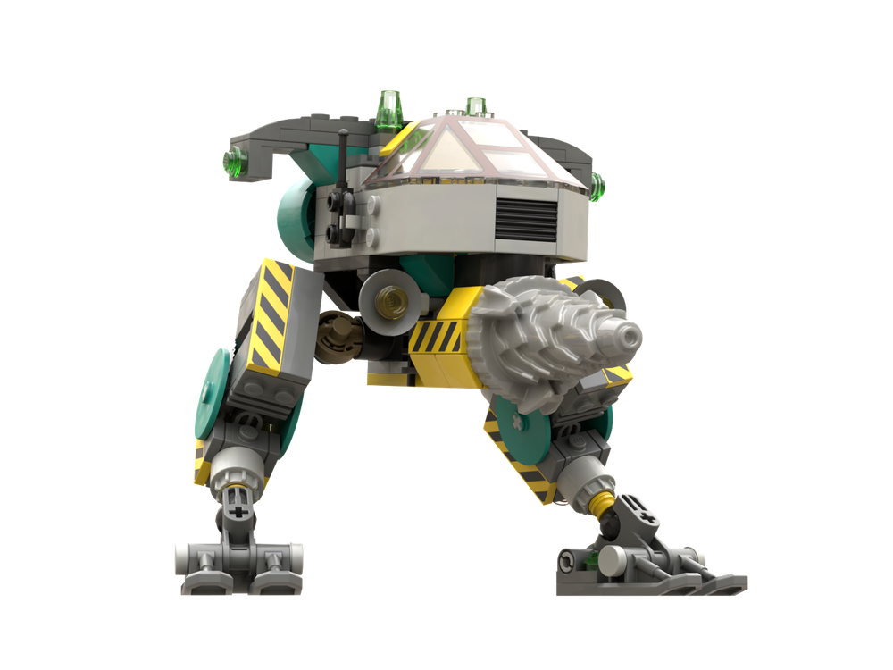Lego Moc Rock Raiders Redux Granite Grinder And Rock Raiders Hq By