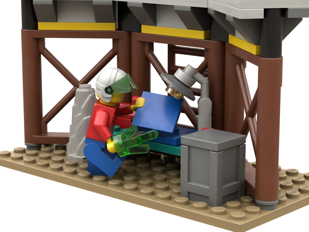 Lego Moc Rock Raiders Redux Granite Grinder And Rock Raiders Hq By
