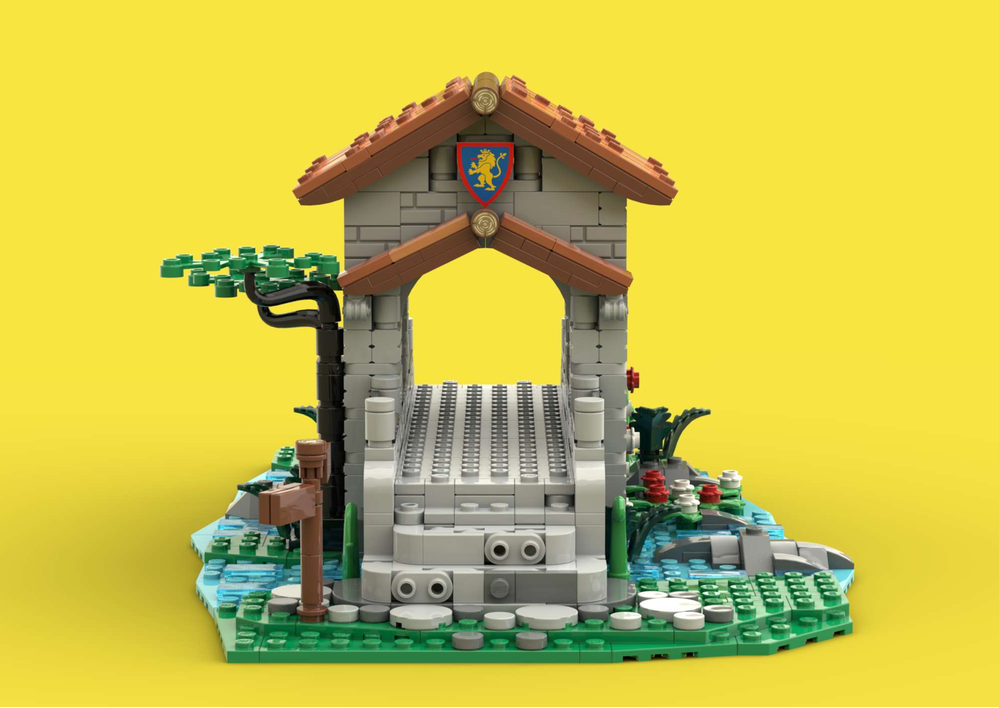 LEGO MOC Lion Knights' Bridge by lux.bricks | Rebrickable - Build with LEGO
