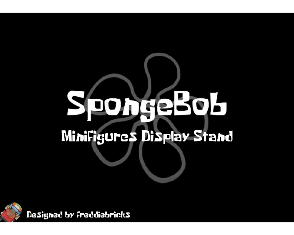 LEGO MOC SpongeBob - Minifigures Display Stand by freddiebricks-mocs ...