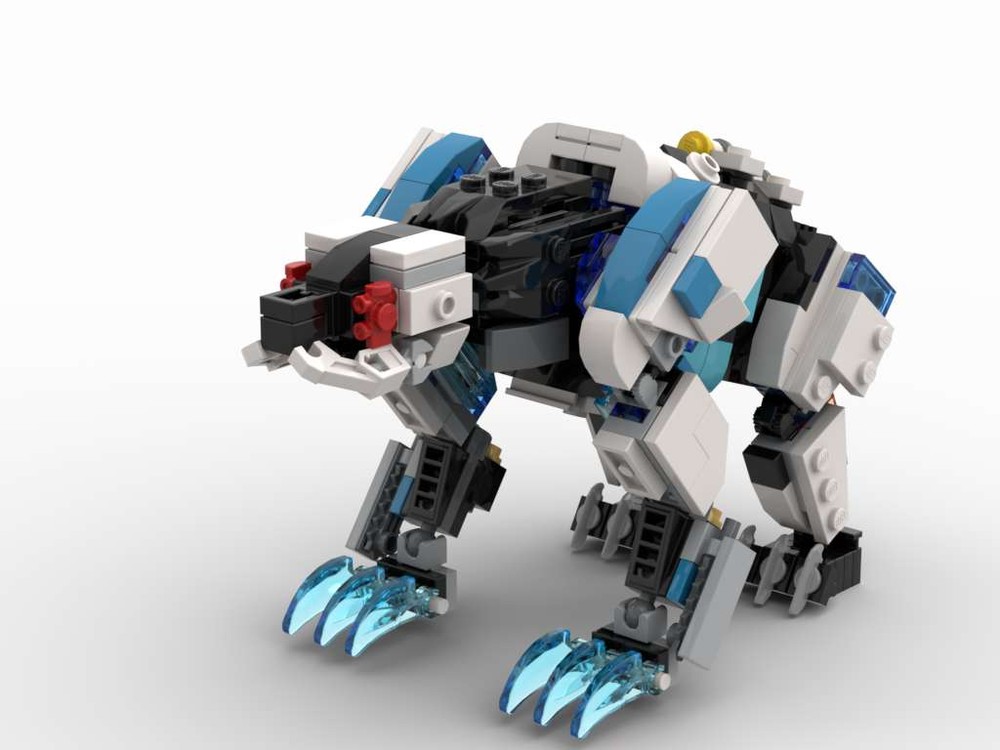 LEGO MOC Frostclaw and Apex Frostclaw from Horizon Forbidden West by ...