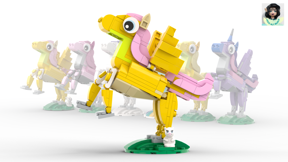 LEGO MOC 31140 Fluttershy by Lenarex | Rebrickable - Build with LEGO