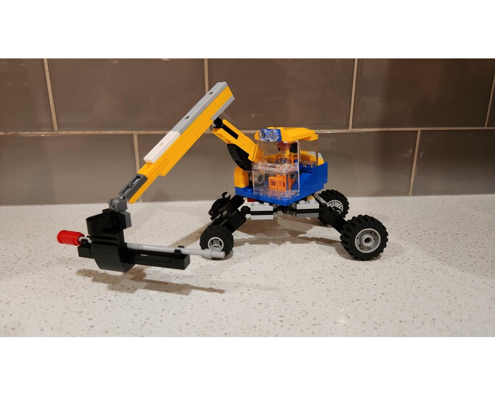 Lego Moc Spider Excavator By Unknown1 Rebrickable Build With Lego
