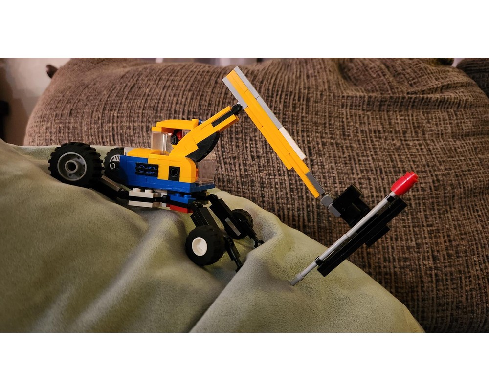 Lego Moc Spider Excavator By Unknown1 Rebrickable Build With Lego