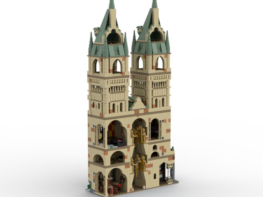 Lego Moc Hp Modular Bell Towers By Gobsmack Rebrickable Build