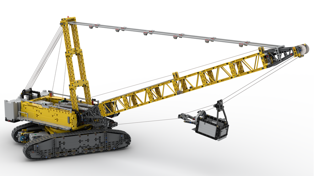 LEGO MOC 42146 Dragline Liebherr HS 8300 - RC alternate build by ...
