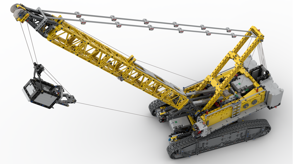 LEGO MOC 42146 Dragline Liebherr HS 8300 - RC alternate build by ...