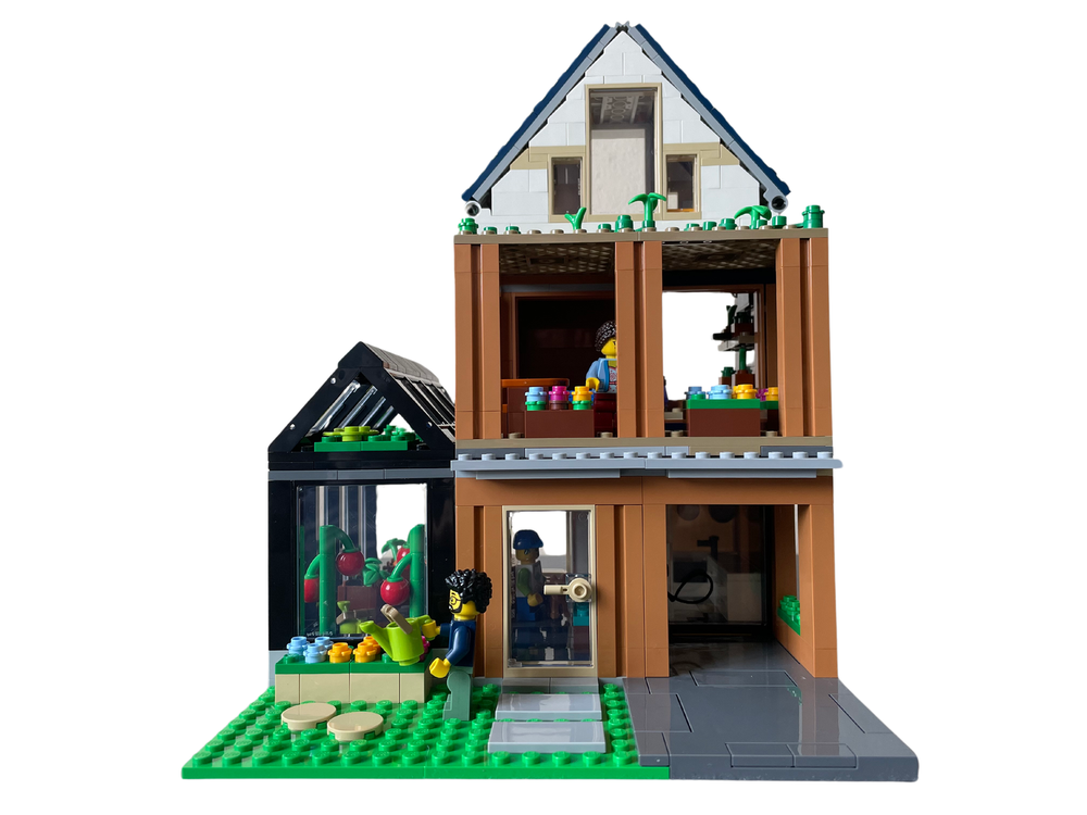 LEGO MOC Family Home Modular Alternate build of 2x 60398 by re-bricked ...