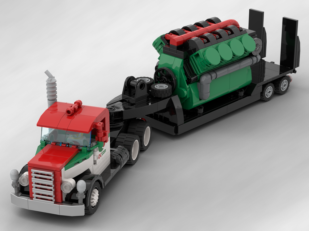 Lego Moc Octan Tractor Unit By Dongeraldo Rebrickable Build With Lego