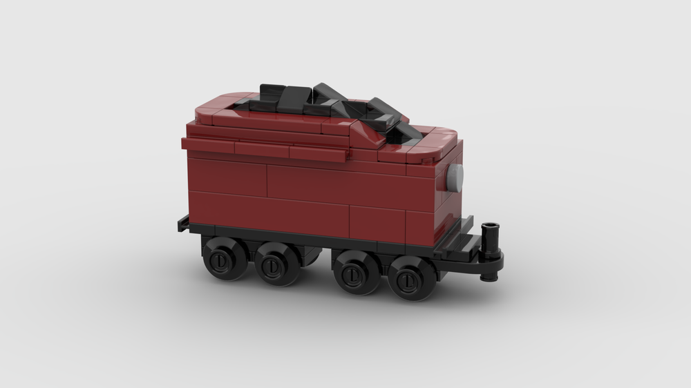 LEGO MOC Cherry Steamer Tender (4 studs wide) by LarrysLego ...