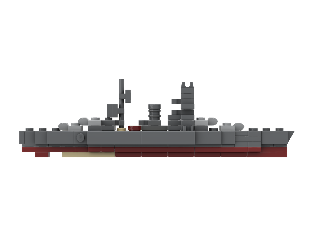 LEGO MOC IJN Nagato Battleship by The Bobby Brix Channel | Rebrickable ...