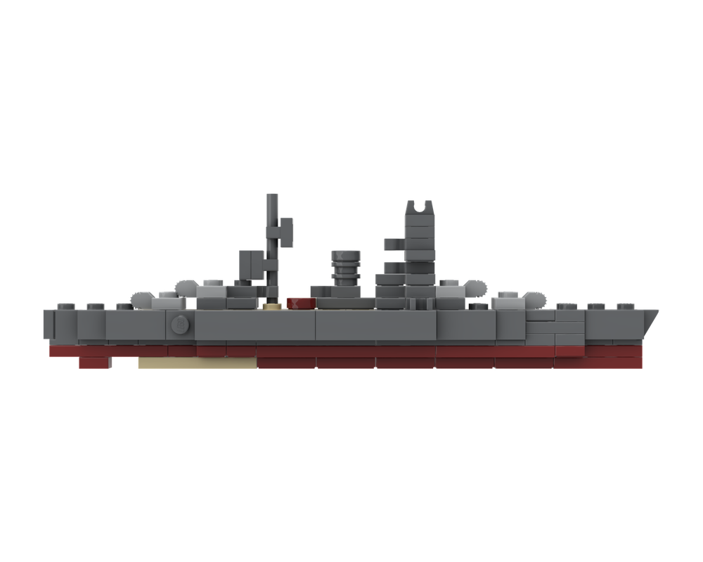 LEGO MOC IJN Nagato Battleship by The Bobby Brix Channel | Rebrickable ...
