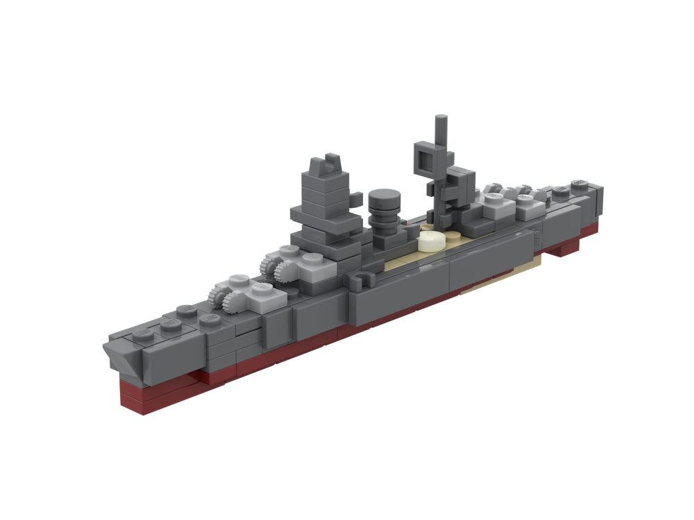LEGO MOC IJN Nagato Battleship by The Bobby Brix Channel | Rebrickable ...